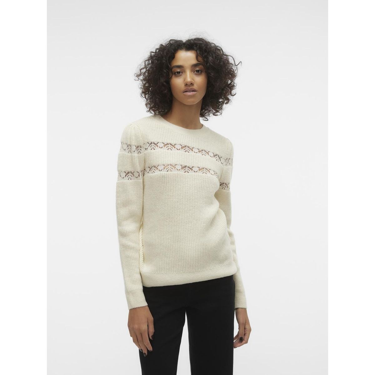 Pull en maille vmea pull-overs birch Vero Moda | La Redoute