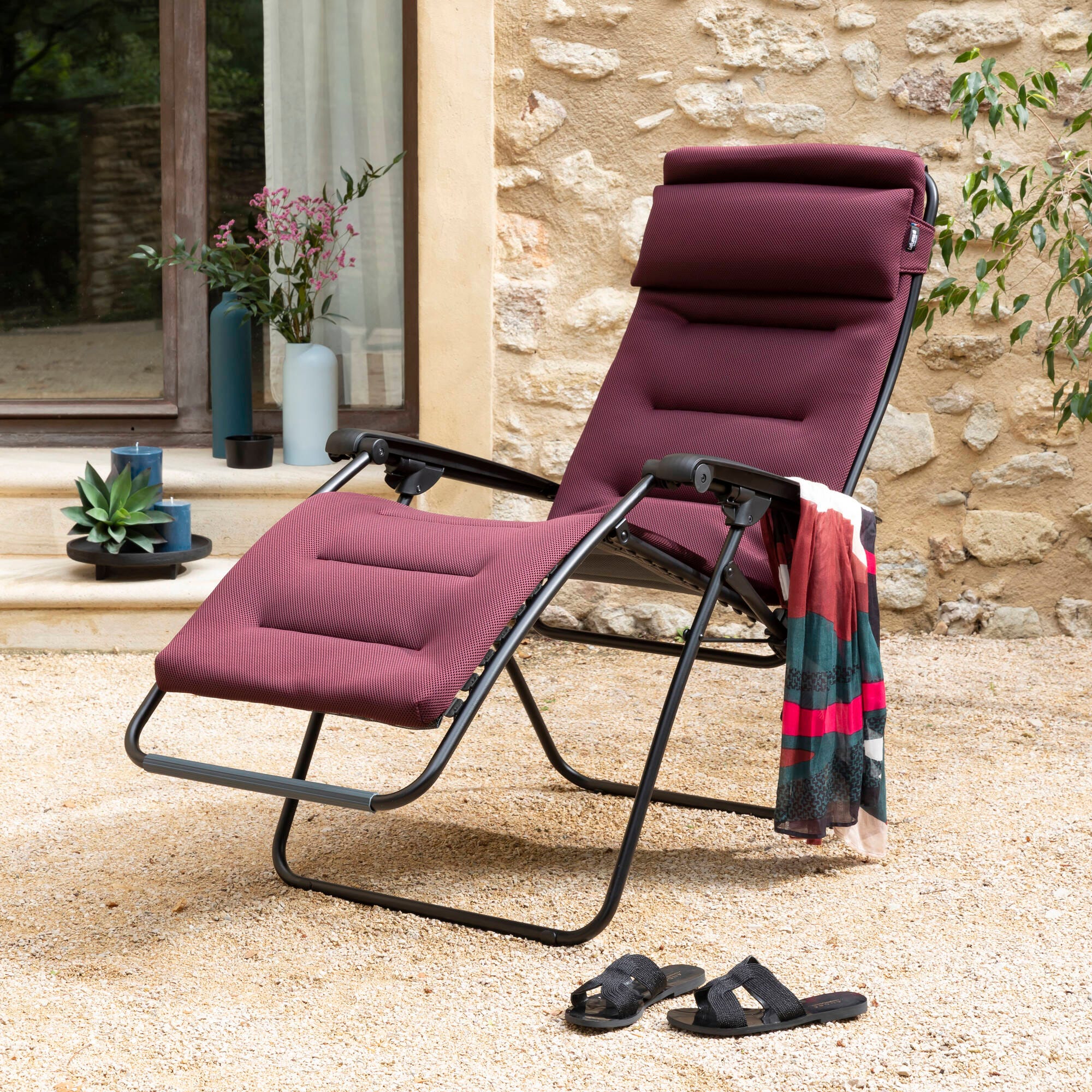 Fauteuil relax matelassé zéro gravité - rsx clip Lafuma Mobilier | La ...