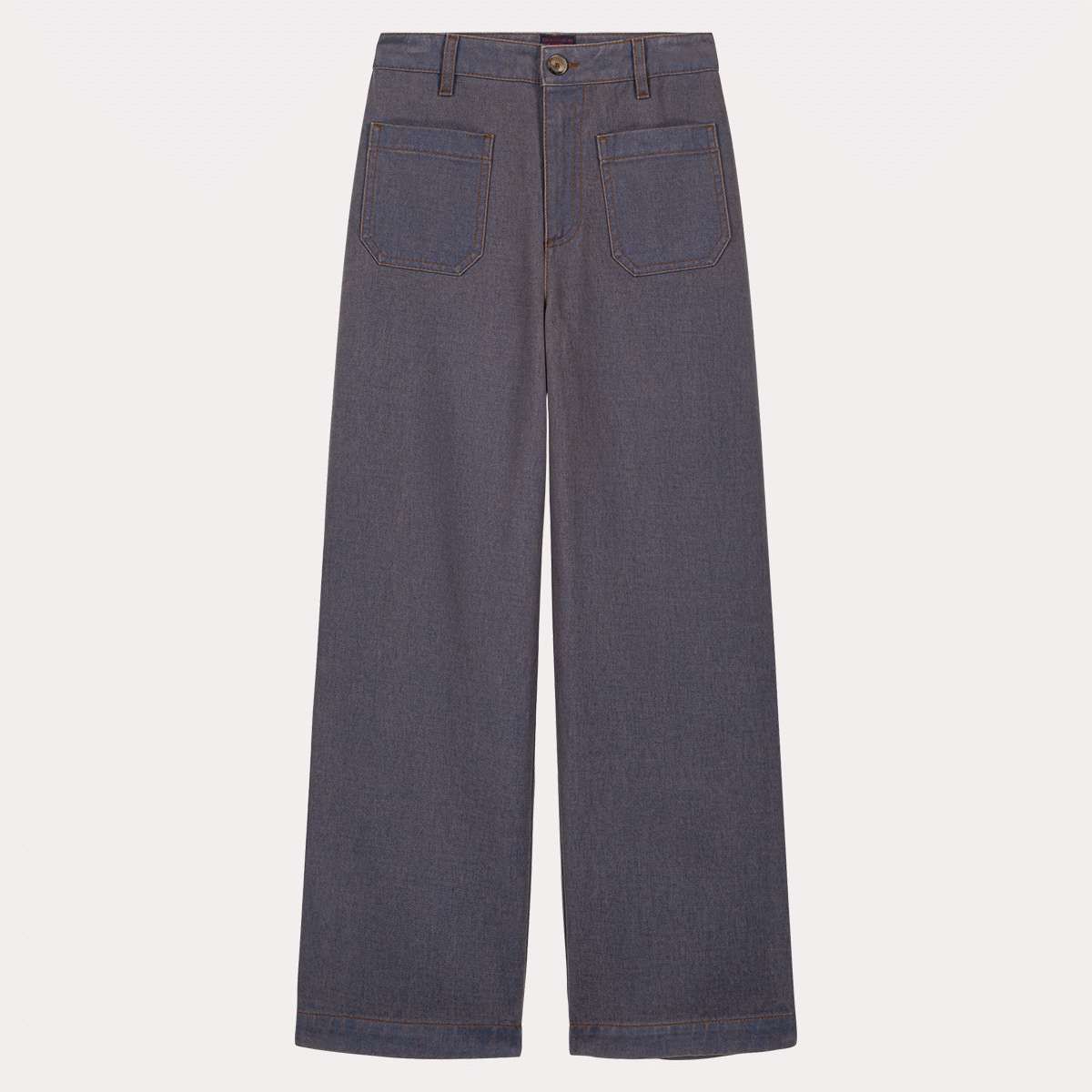 Pantalon 7 8e En Coton Blua Bensimon La Redoute