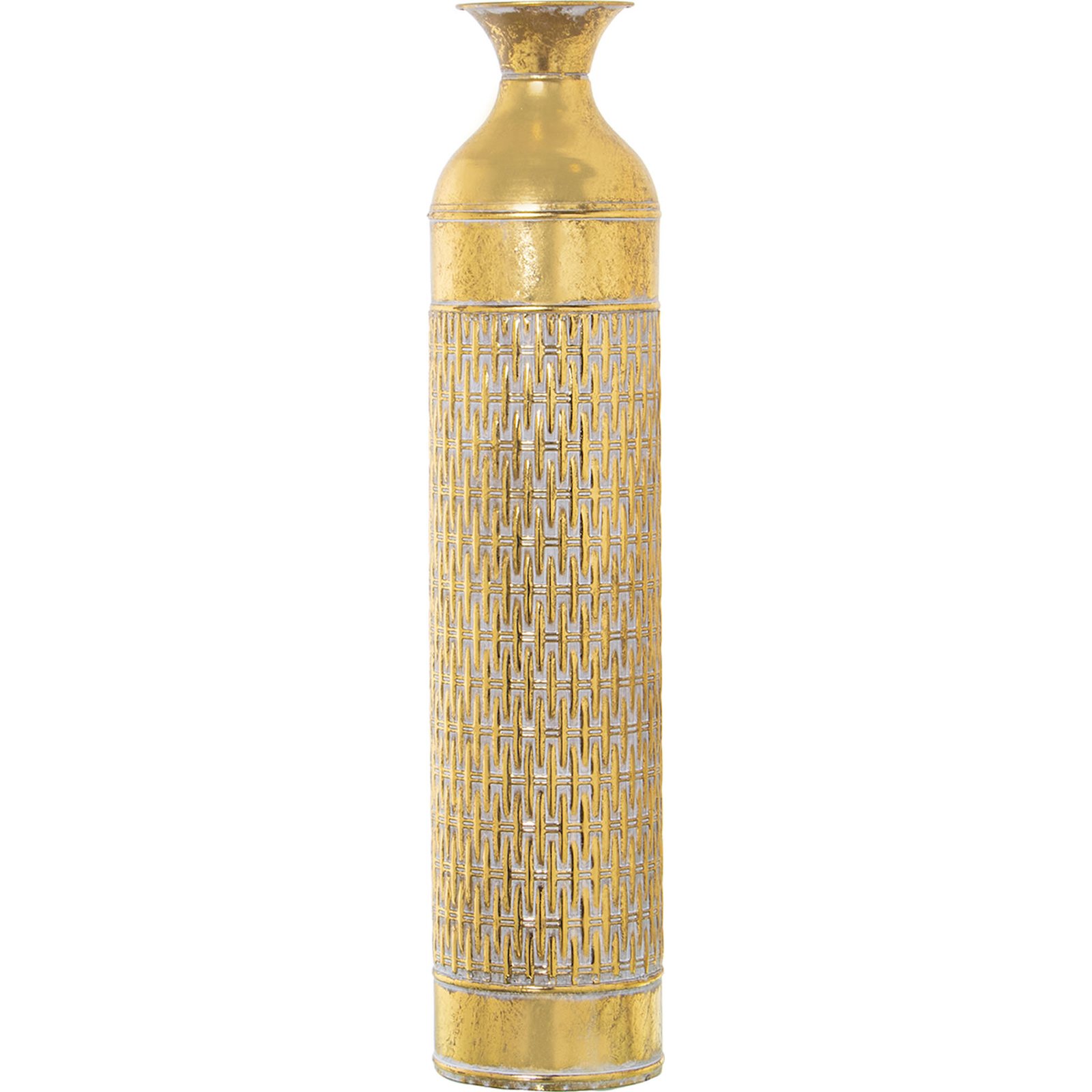 Vase en métal doré, chic et élégant Couleur doré éclatant Recollection ...