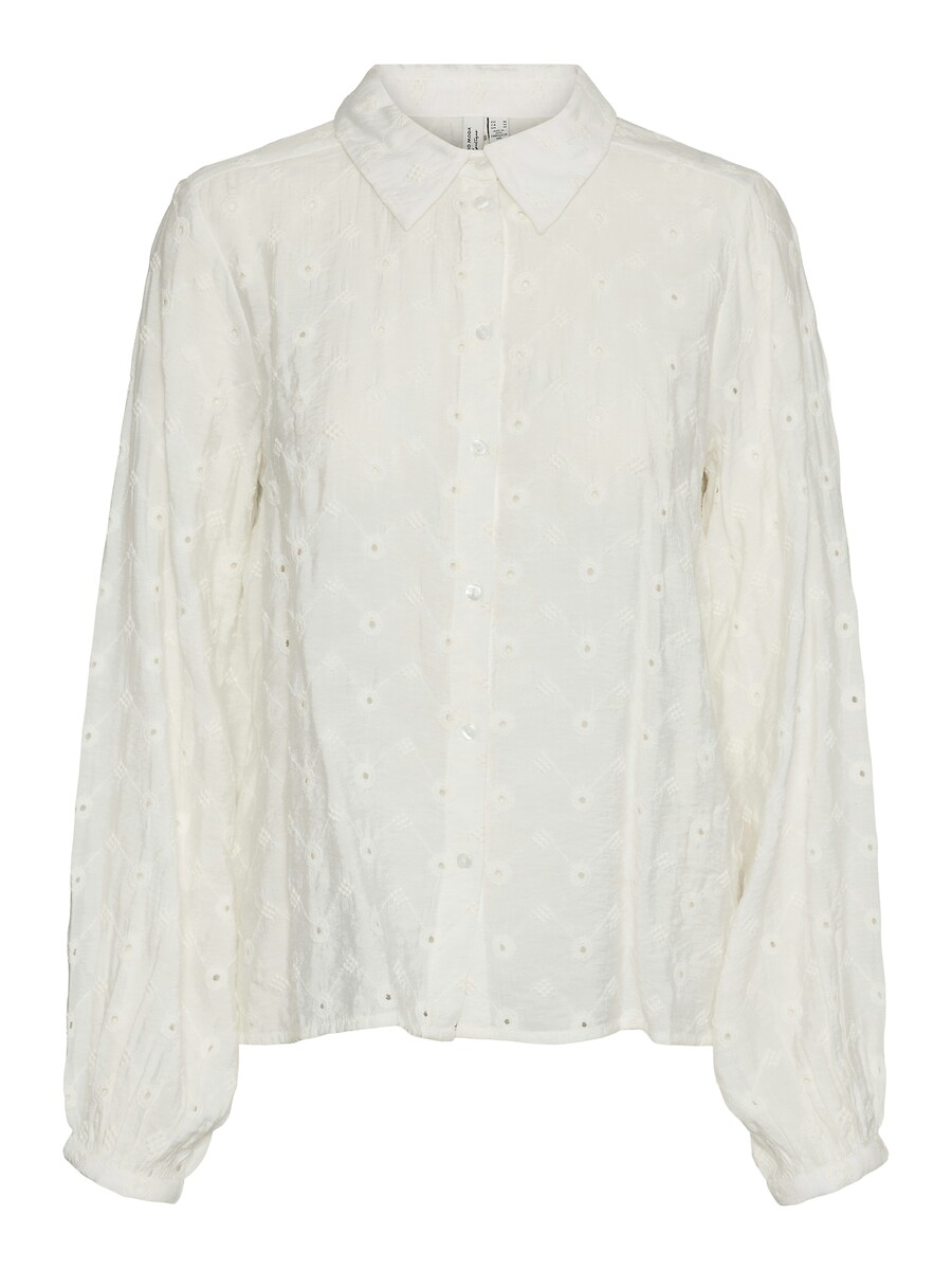 Blouse met broderie anglaise wit Vero Moda | La Redoute