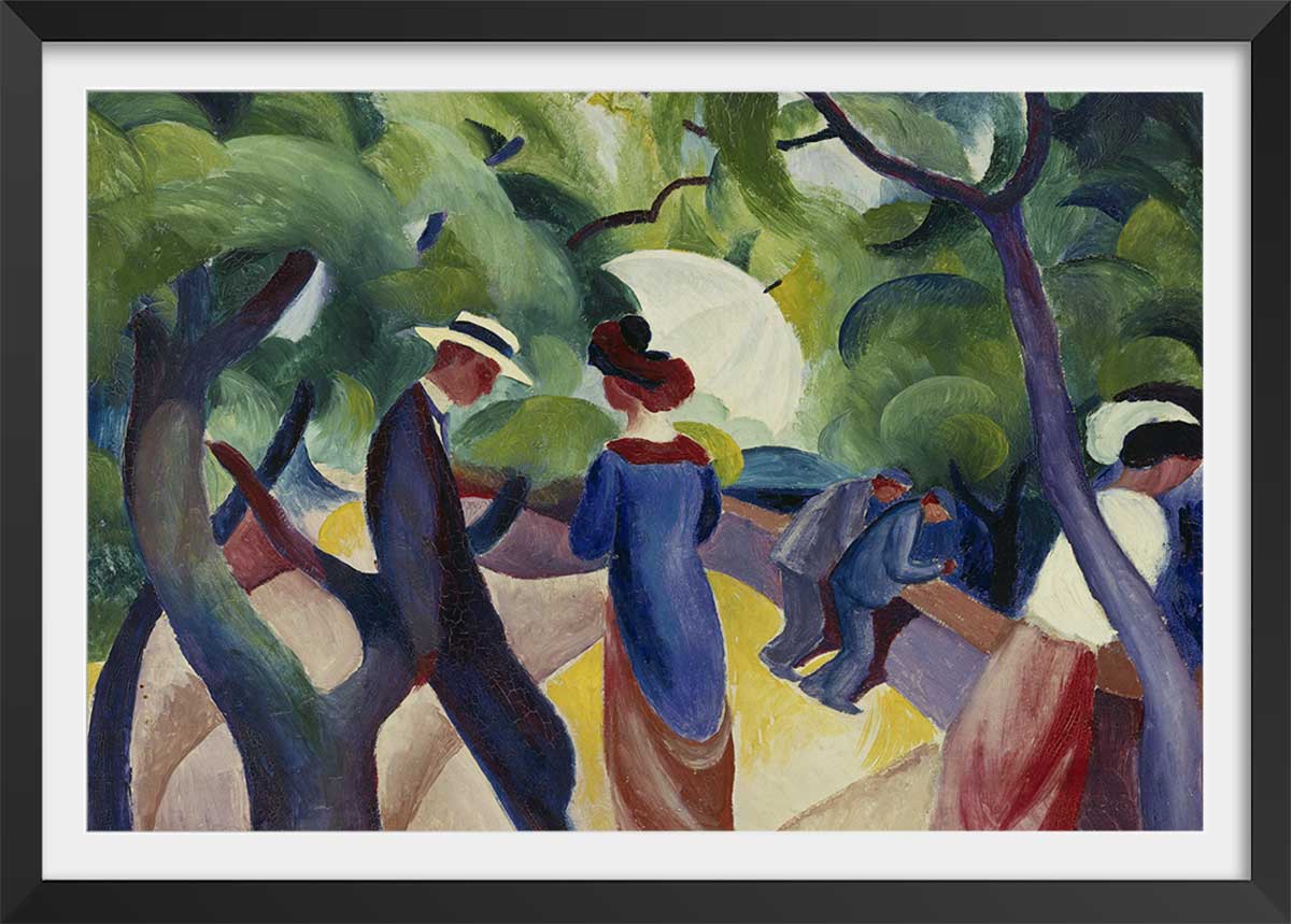 Poster promenade- macke august Hexoa | La Redoute