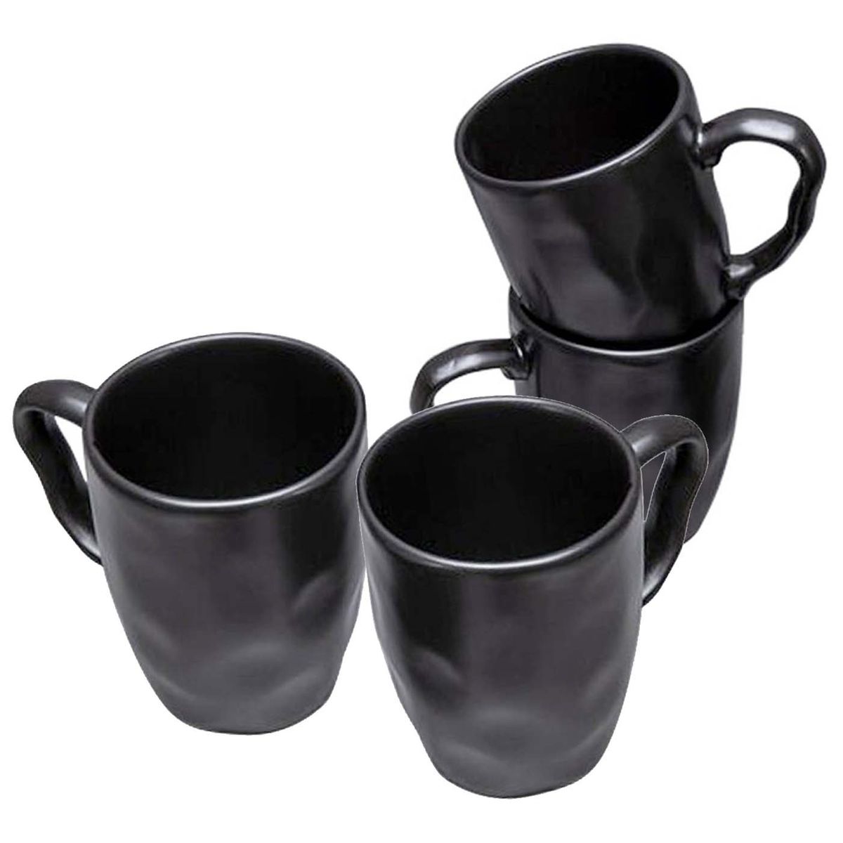 Mugs organic noirs set de 4 noir Kare Design | La Redoute