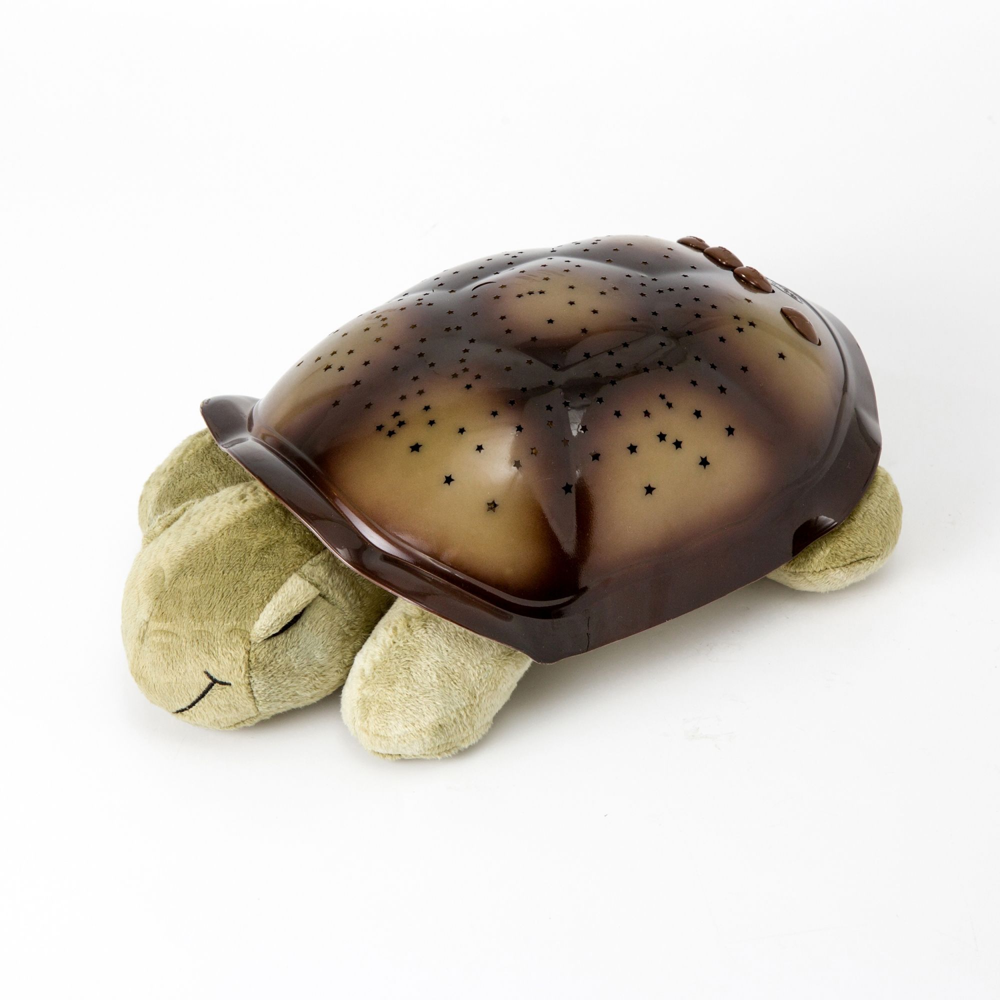 Peluche veilleuse bébé projection plafond twilight tortue moka marron ...