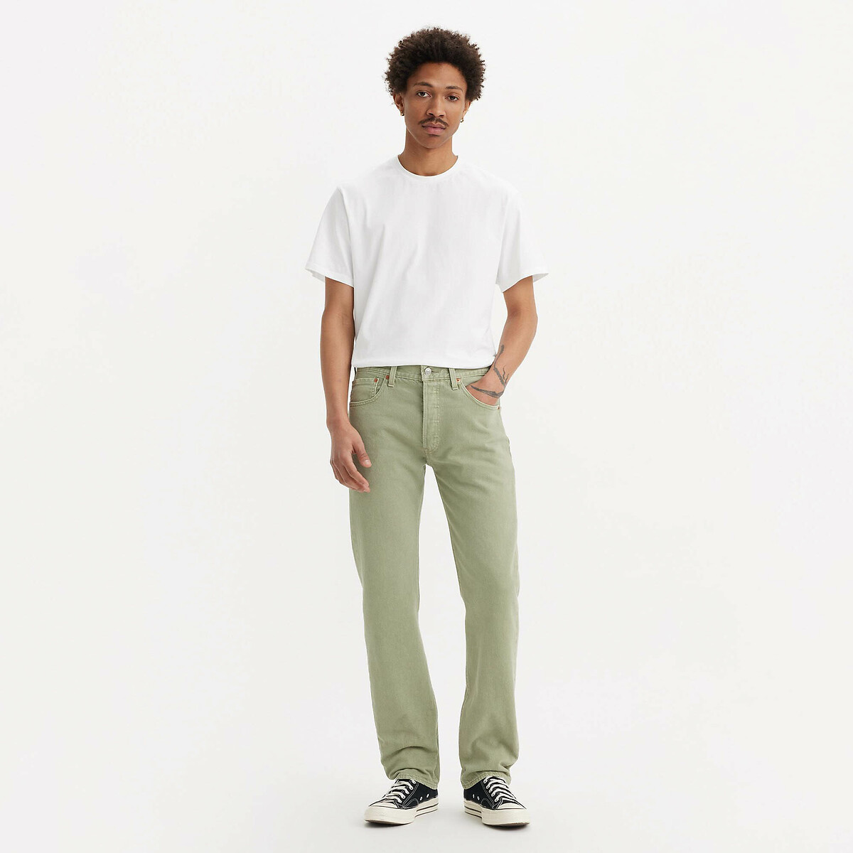 501® straight jeans, green bight shades gd, Levi's | La Redoute