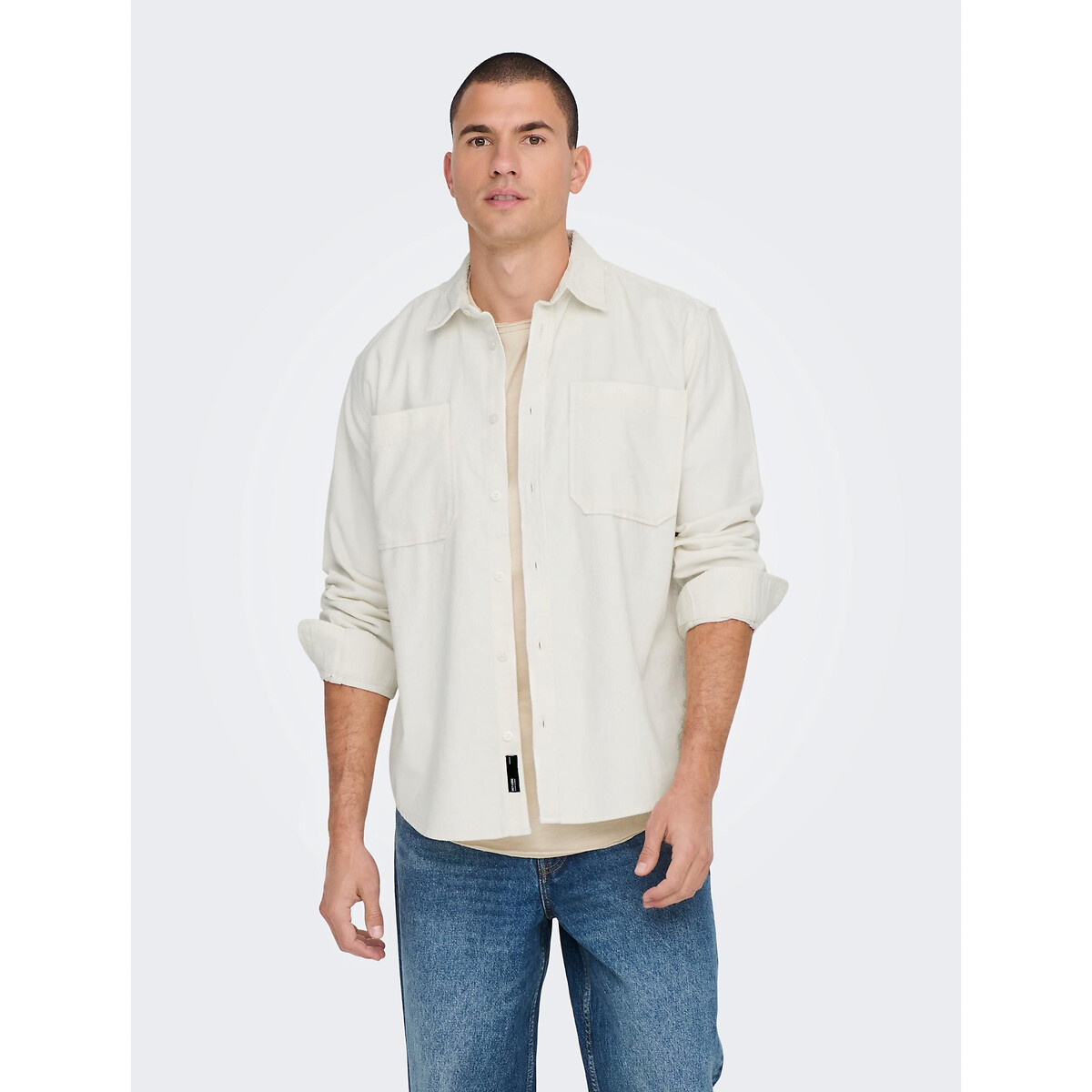 Alp cotton shacket with breast pockets Only & Sons | La Redoute