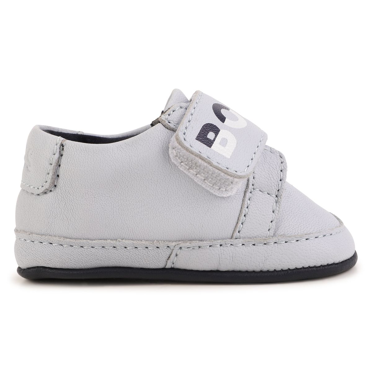 Chaussons souples à scratch ciel Boss Kidswear | La Redoute