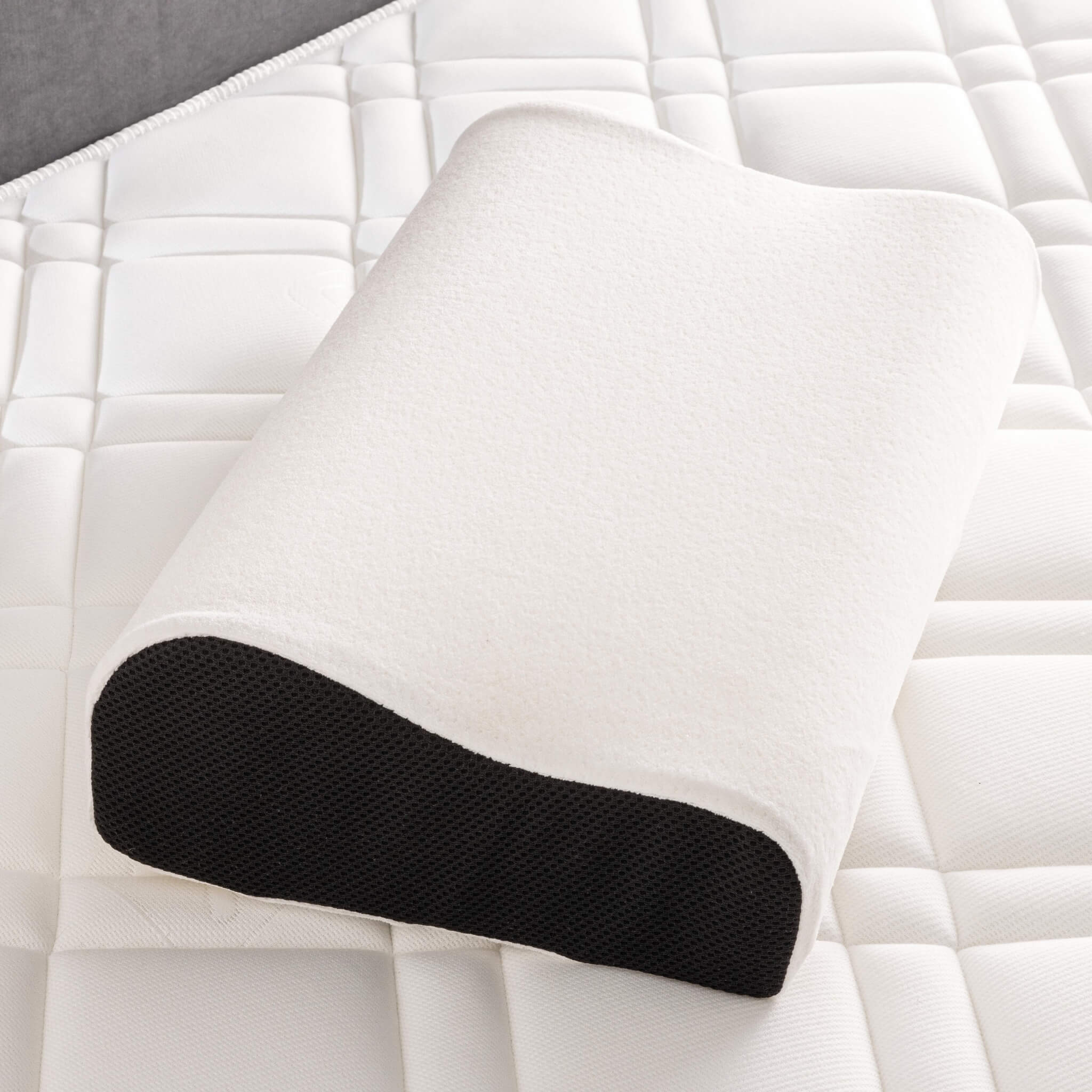 Oreiller ergonomique à mémoire de forme Couleur blanc Bultex | La Redoute