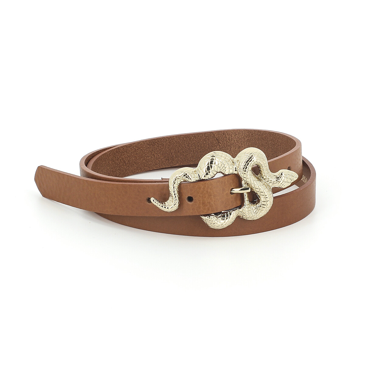 La barbier leather belt , camel, Herbert Frere Soeur | La Redoute