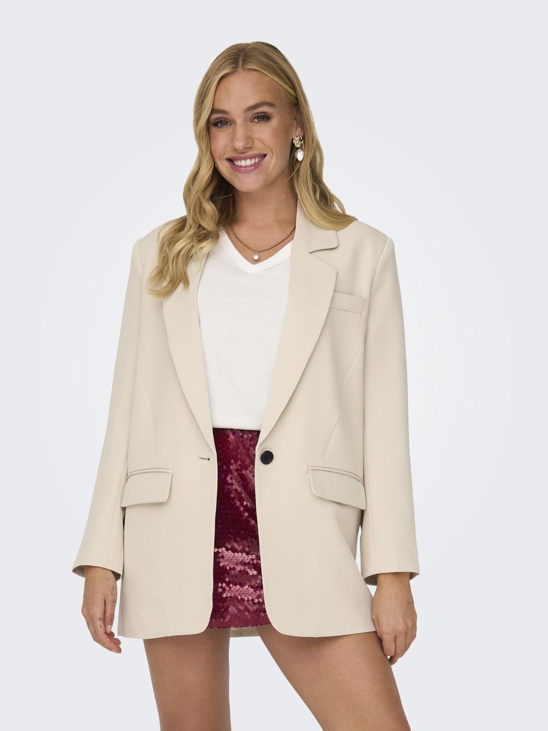 Blazer classique onllana-tessa blazers pumice stone Only | La Redoute