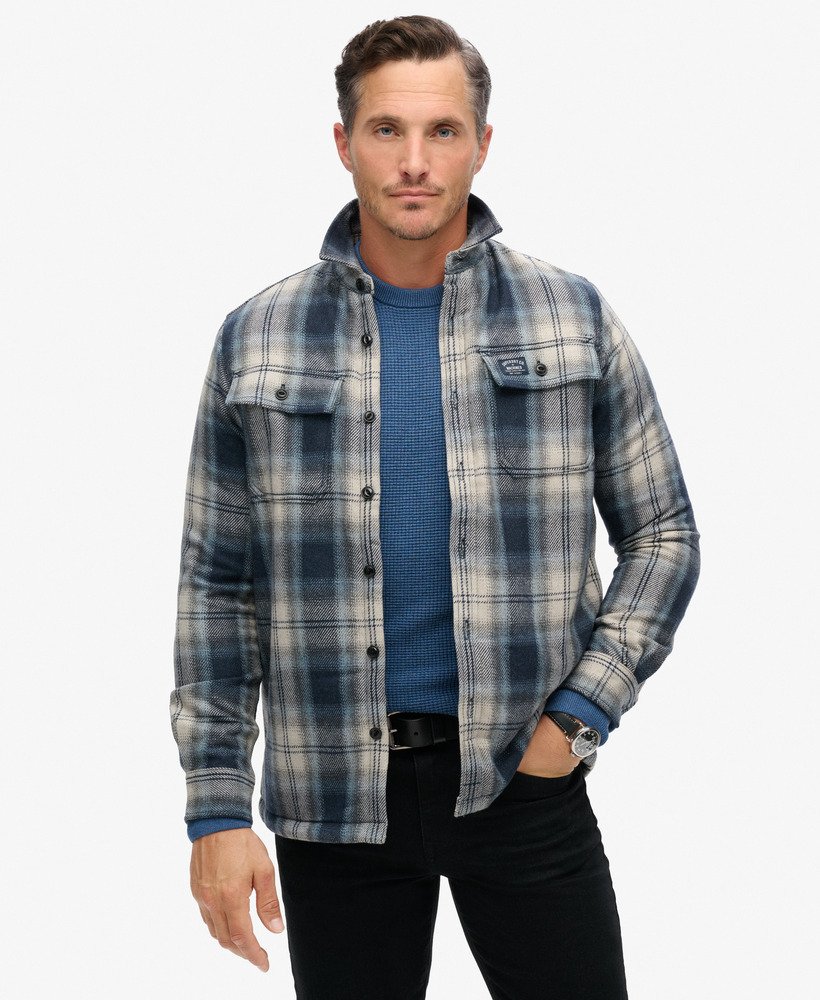 Surchemise en laine miller Superdry | La Redoute