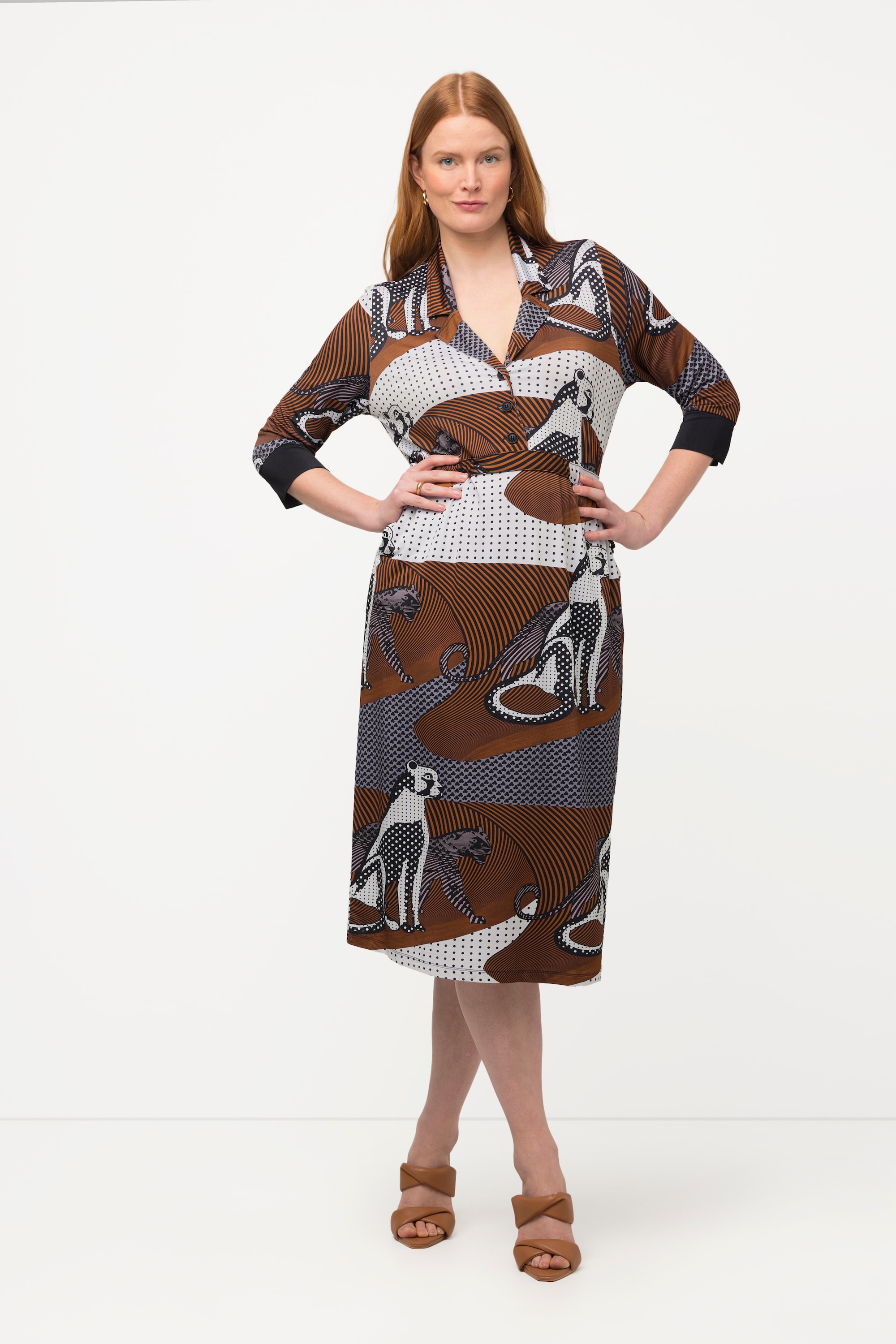 Robe slinky vanille Ulla Popken | La Redoute