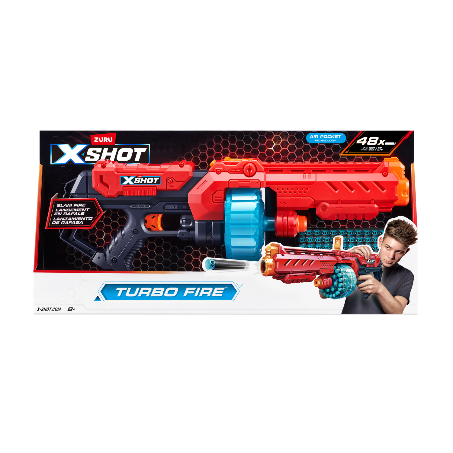 Xshot excel turbo fire blaster multicolore Zuru | La Redoute