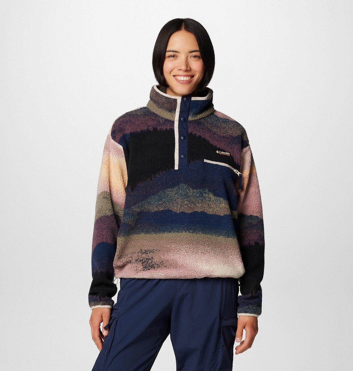 Helvetia™ ii half snap fleece, multi-coloured, Columbia | La Redoute