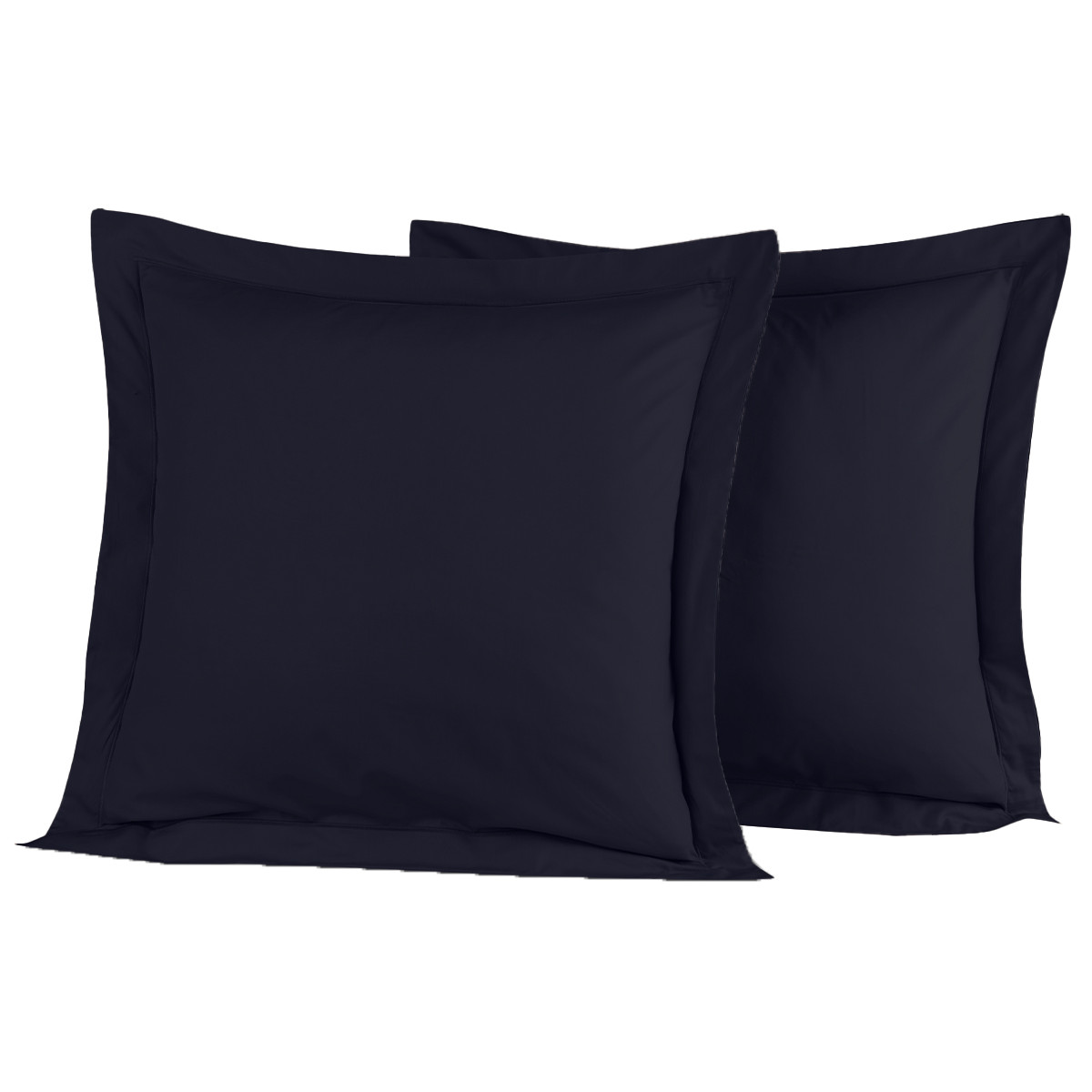 Lot de 2 taies d'oreiller en satin de coton-tencel 200 fils opera ...
