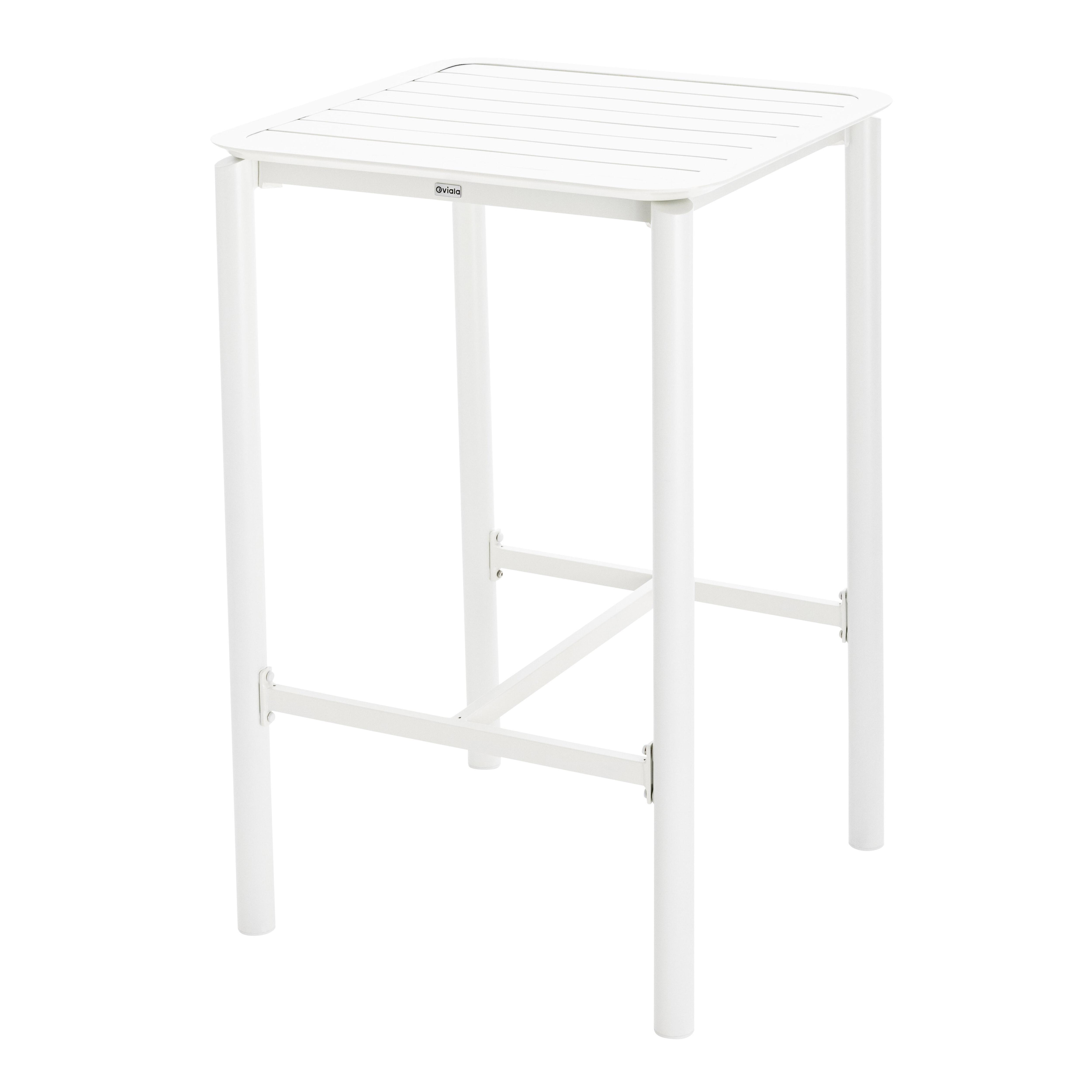 Table haute de terrasse en aluminium, almada Oviala | La Redoute