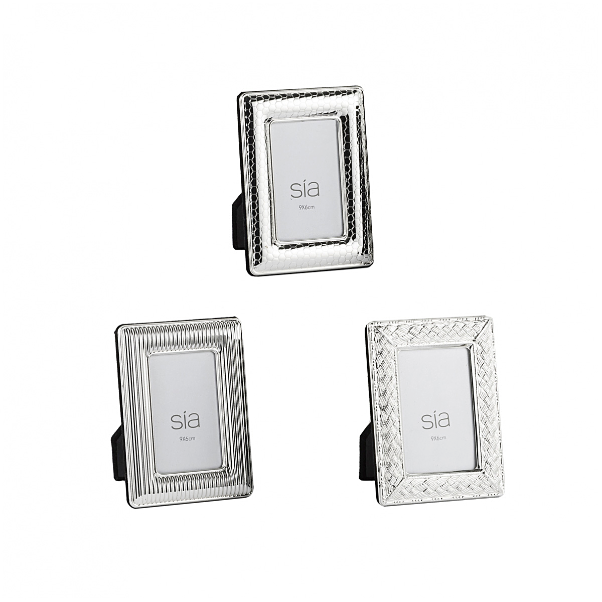 Cadre photo décoratif en acier 9x6 Couleur argenté Sia Deco | La Redoute