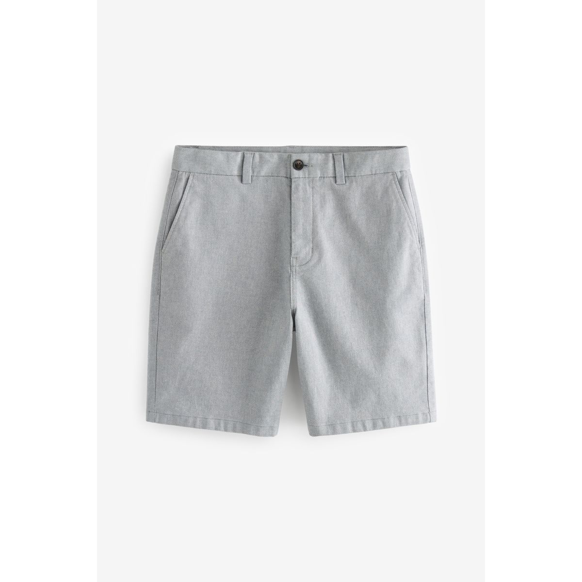 Short chino texturé coupe classique gris Next | La Redoute