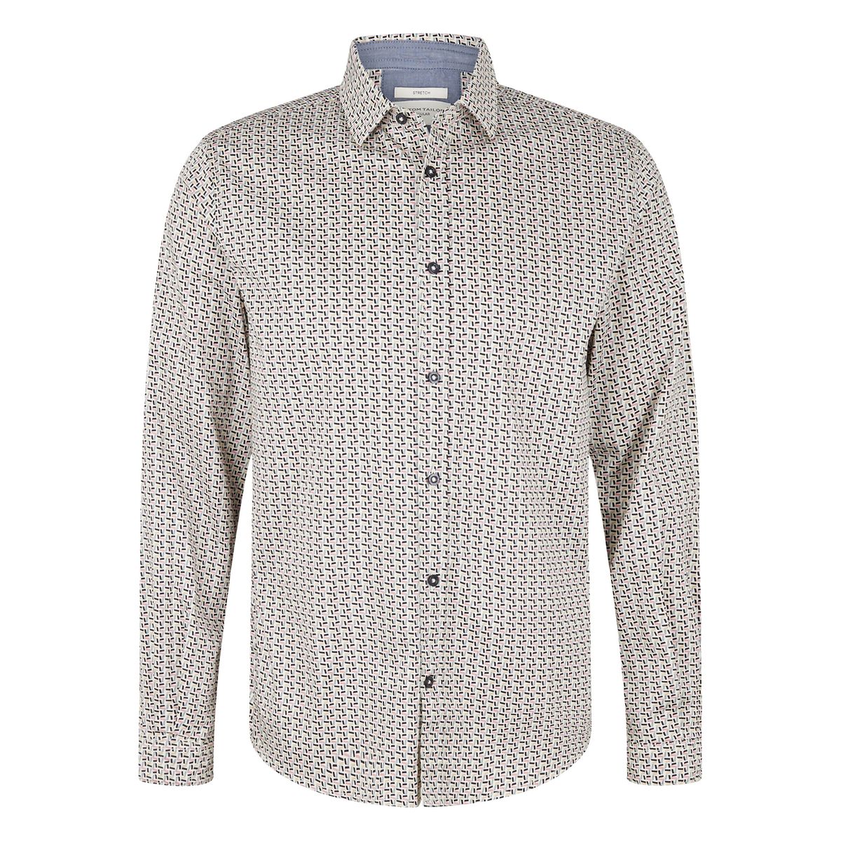 Chemise coton droite couleur Tom Tailor | La Redoute