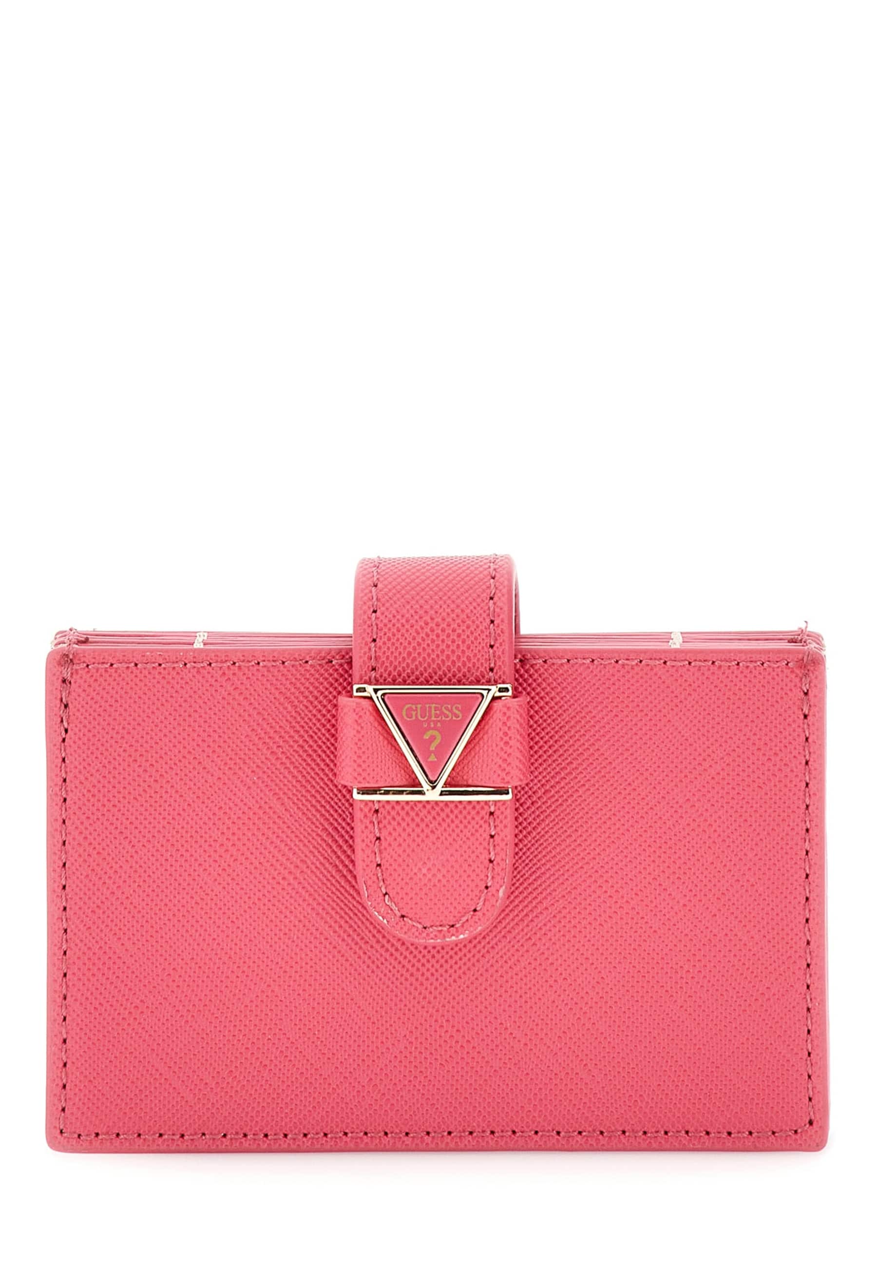 Guess ensemble portefeuille et porte-clés logo 4g fuchsia Guess | La ...