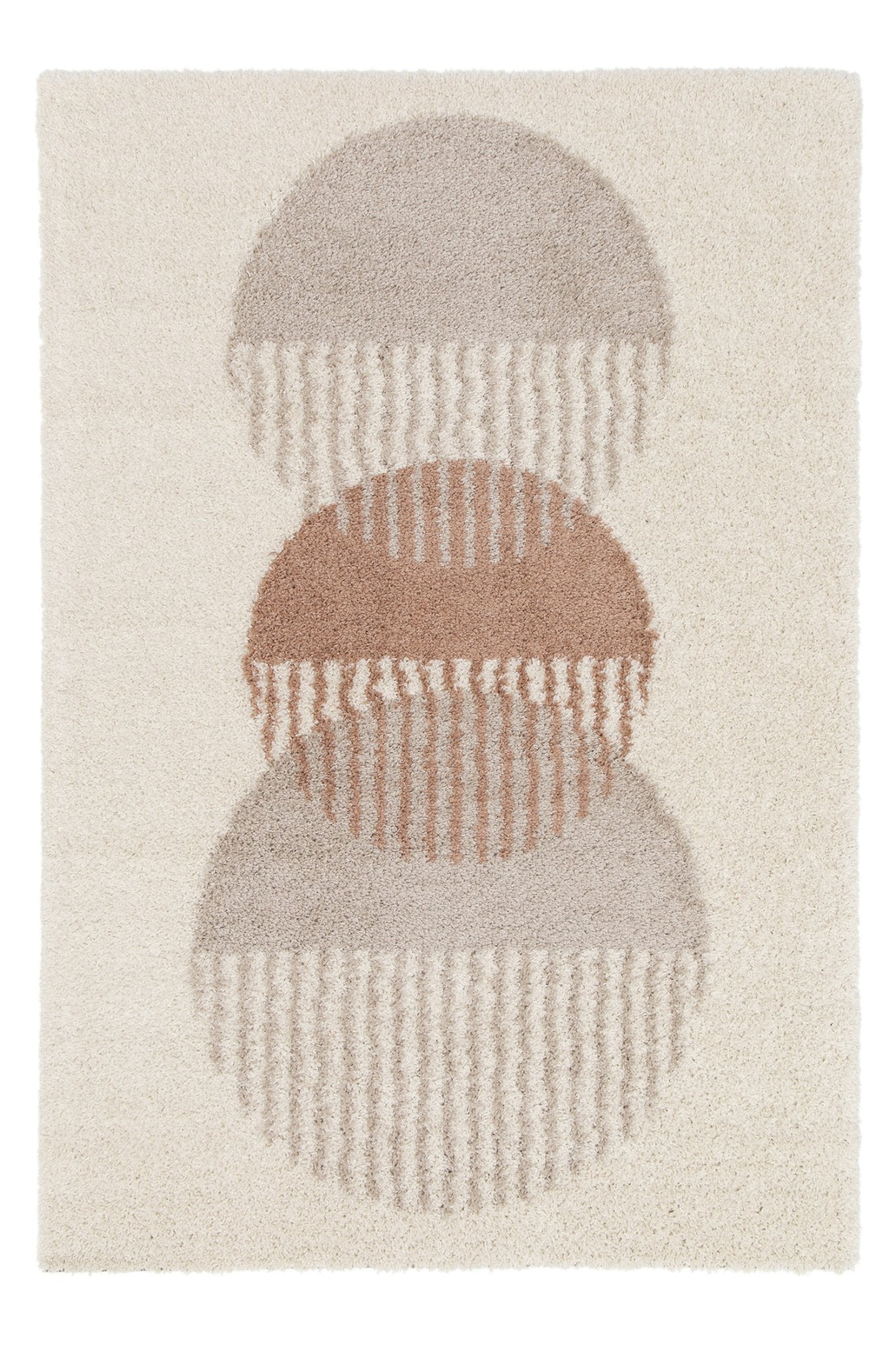Tapis design doux et épais chiaroscuro Couleur terracotta Afk Living ...