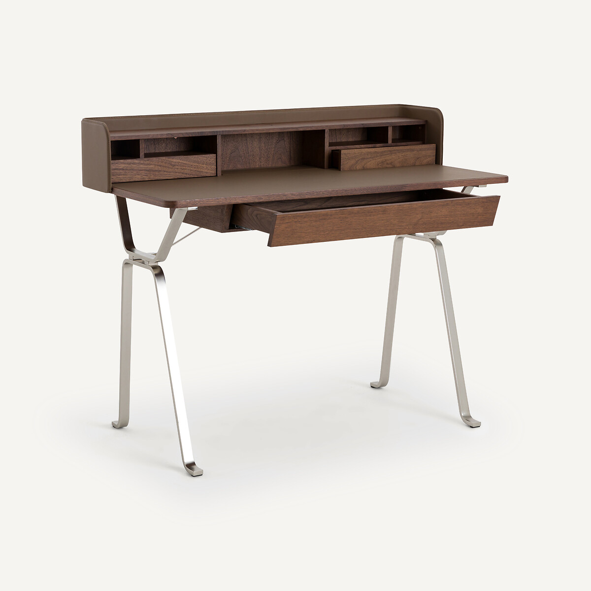 Walnut veneer desk store