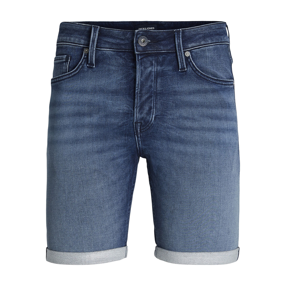 Шорты из джинсовой ткани синий деним Jack & Jones купить в интернет ...